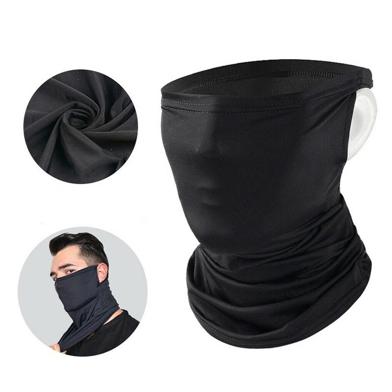 Cooling Face Cover Scarf Face Mask With Ear Loop Penutup Topeng ...