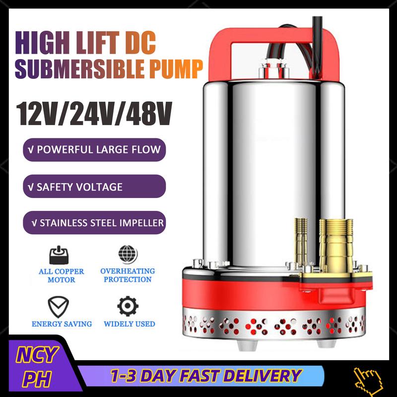 DC Solar 12V24V48V Agricultural Irrigation Submersible Pump Electric - TikTok Shop Philippines