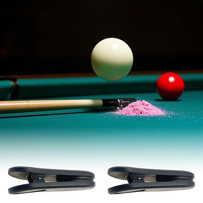 1PC Billiard Cue Chalk Clip Elastic Silent Magnetic Storage Clip ...
