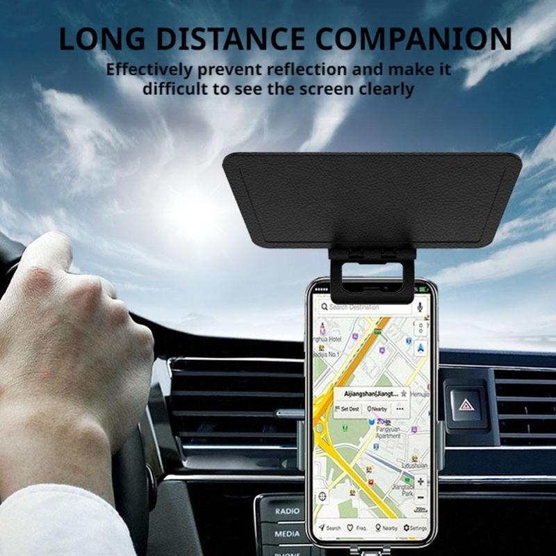 Foldable Plastic Mobile Phone Holder Sun Visor Anti Reflective - TikTok ...
