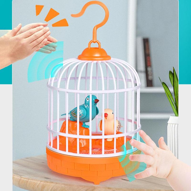 Mainan Sangkar Burung Elektronik, Kawalan Suara, Warna Merah - TikTok ...