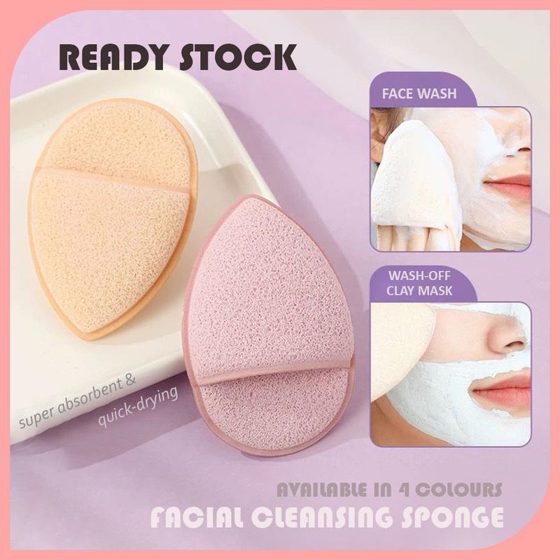 Reusable Facial Sponge Facial Exfoliator Scrub Deep Pore Cleansing ...
