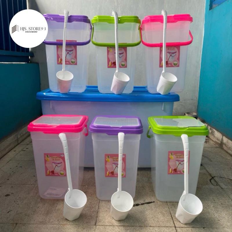 TEMPAT ES BUAH 25 LITER & 15 LITER LOVENIA + GAYUNG / AQUARIUM ES BUAH ...