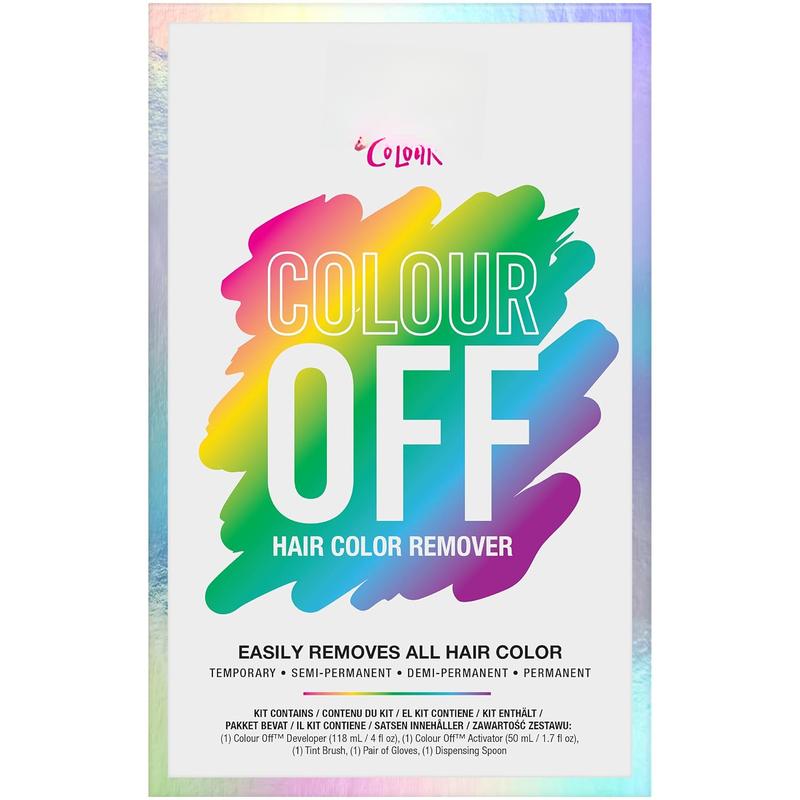 Colour Off Hair Dye Remover Kit, Safely Removes Temporary, Semi ...