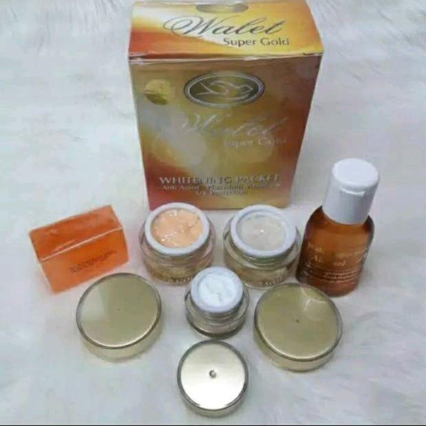 cream walet super gold pot kaca Wajah Perawatan Berminyak Muka - Shop ...
