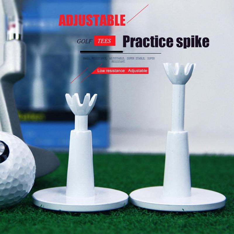 2Pcs Adjustable Golf Tees Golf Accessories Rubber Golf Tees Range ...