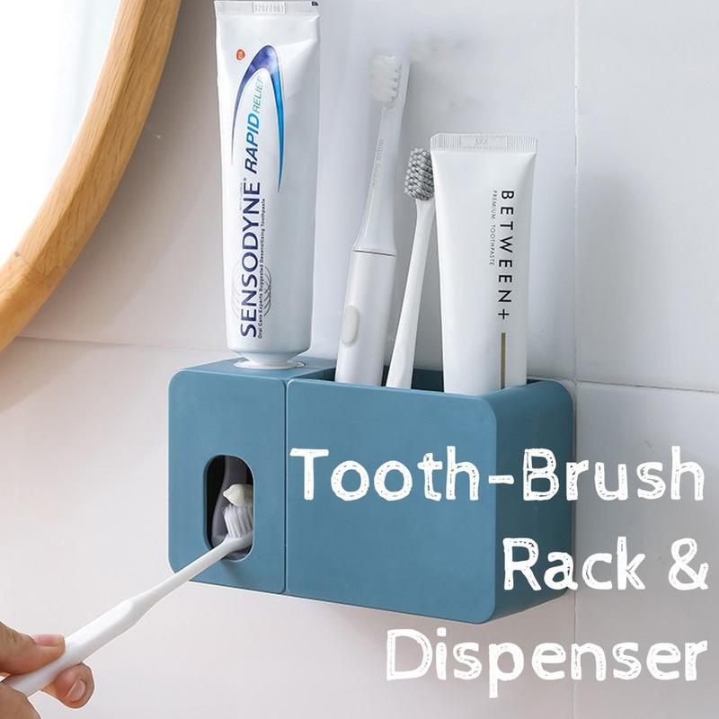 [COUPLE‍️‍‍]Toothpaste Squeezer / Wall-Mounted Toothpaste Dispenser ...
