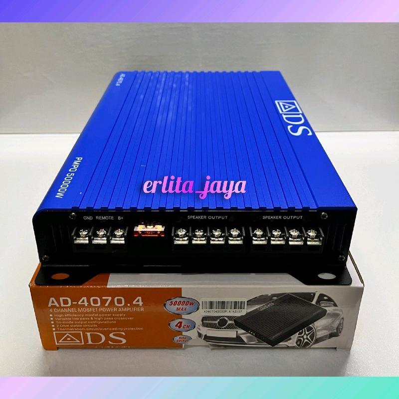 POWER ADS -4070.4 4 CHANNEL MOSFET POWER AMPLIFIER 50000 WATT - Shop ...
