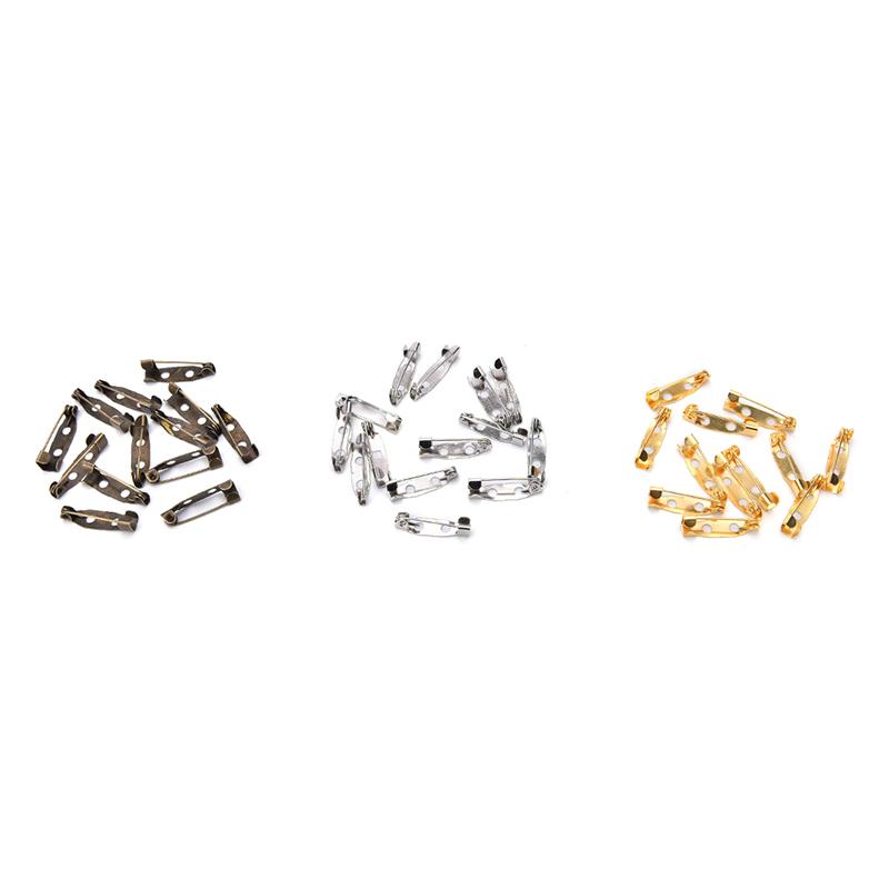 50pcs Safety Brooch Catch Bar Locking Pins Back Base Finding - TikTok ...