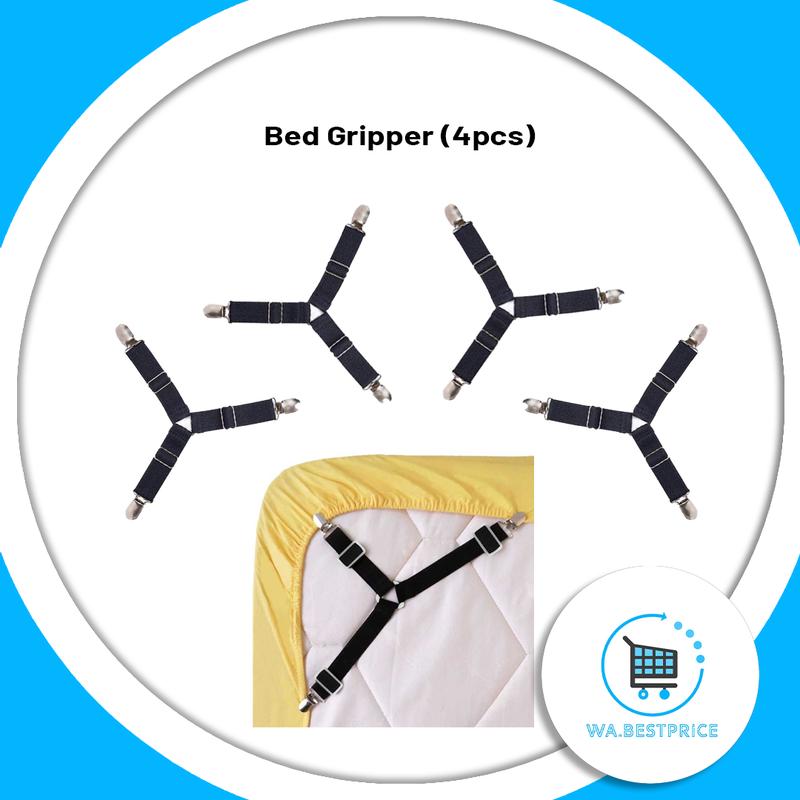 WABEST Household 4pcs Adjustable Triangle Bed Mattress Sheet - TikTok ...