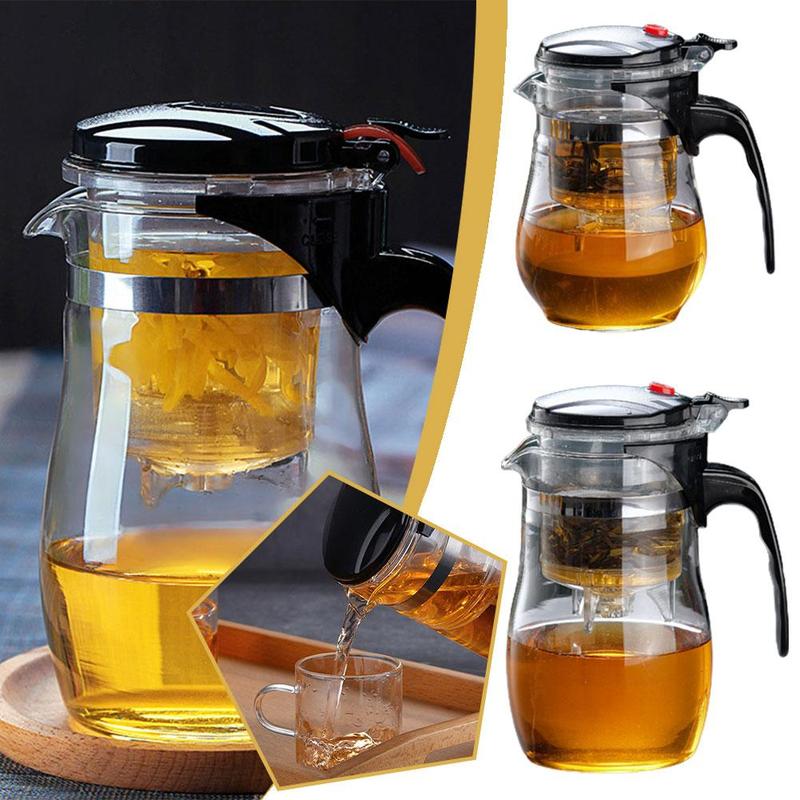 Teko Kaca Tahan Panas 500 / 750ml Teh Dan Kopi Tahan Lasak Dan - TikTok ...