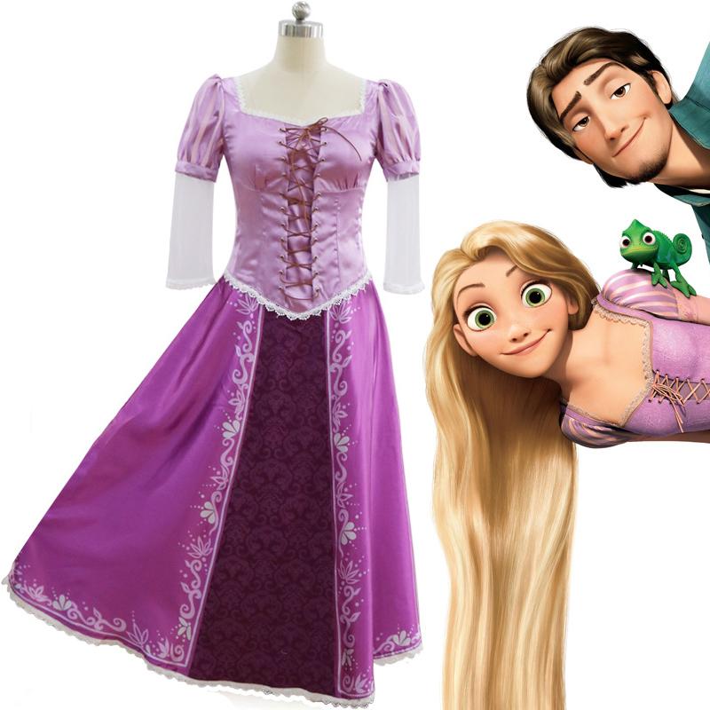 Stunning Medieval Retro Rapunzel Halloween Fancy Dress With Lace ...