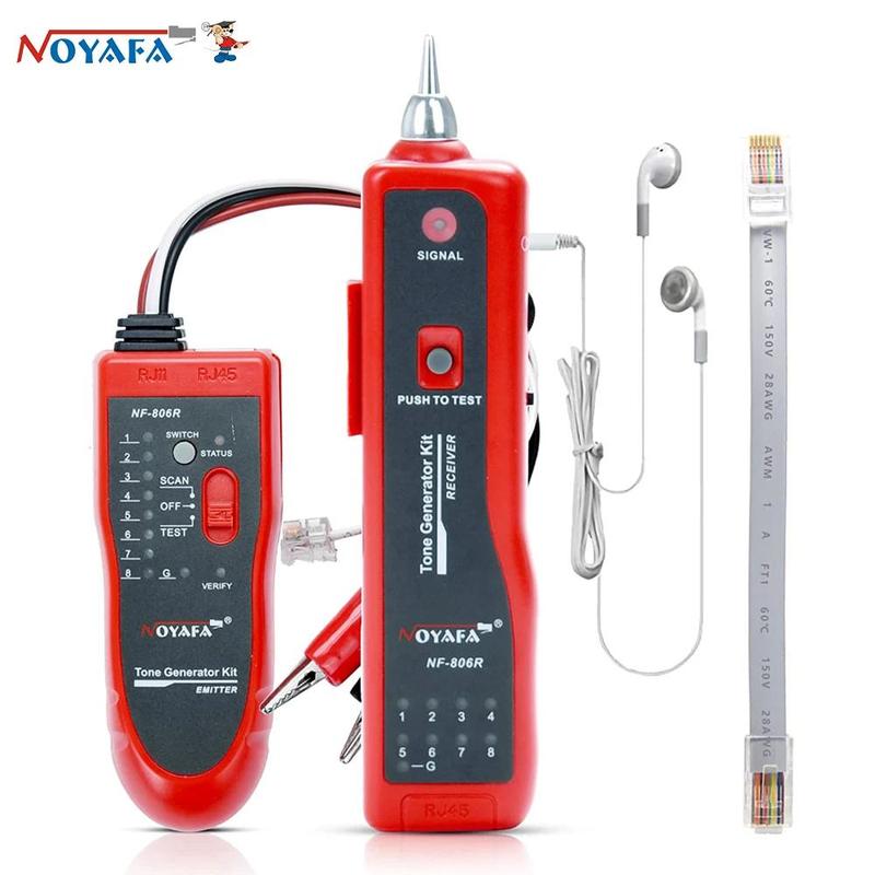 NOYAFA NF-806R Network Cable Detector Ethernet LAN Telephone Wire ...