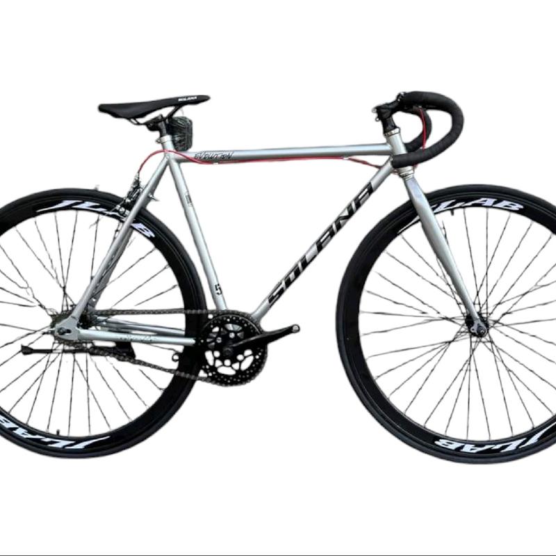 SOLANA FIXIE STEEL ASH STRAIGHT GEOMETRY SIZE 56/53 - TikTok Shop ...