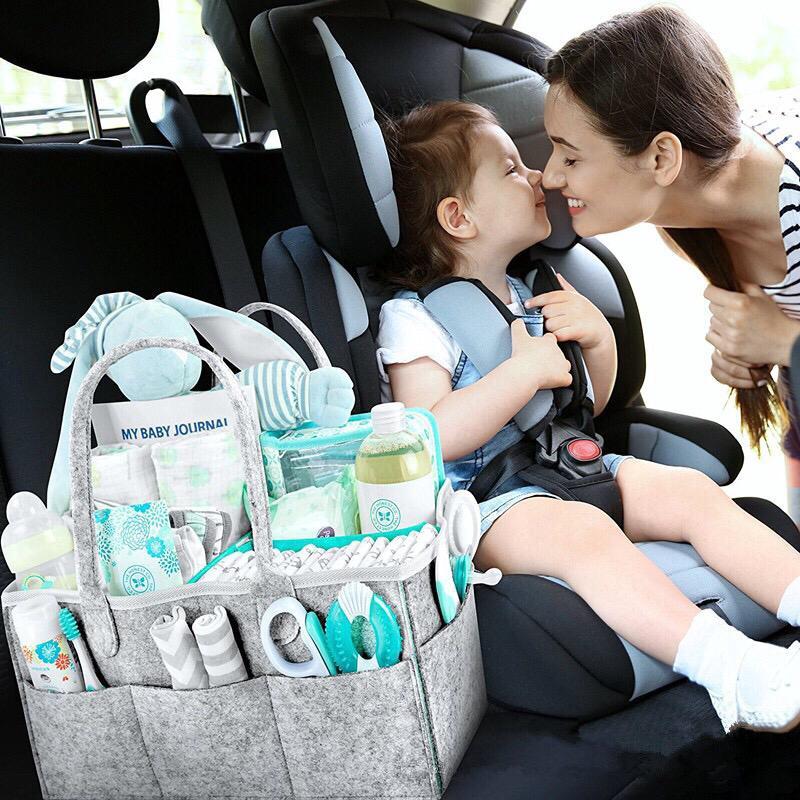Baby Diaper Caddy Organizer,Portable Diaper Caddy Nursery Storage ...