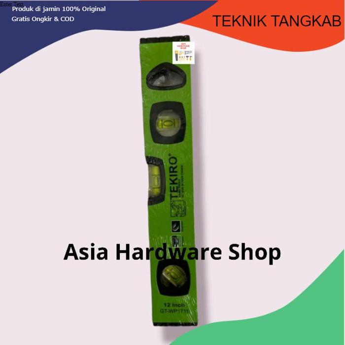 Jual TEKIRO Waterpass Waterpas Magnet 30cm 12 Inch Inc Water pass Level ...