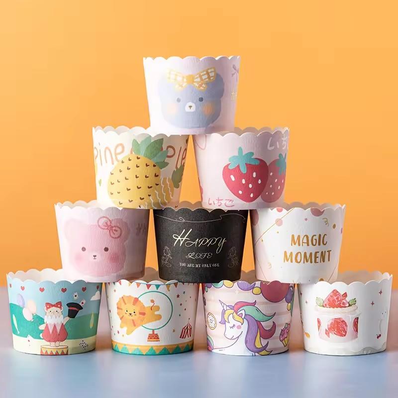 Cartoon Cupcakes High-temperature Baking Mafen Cup Steaming Baking ...