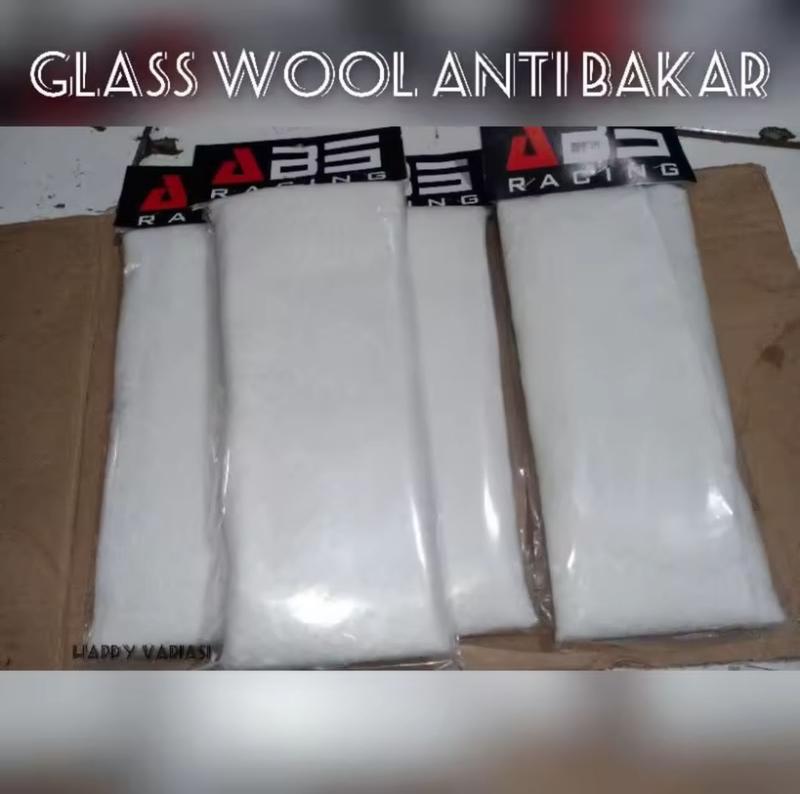 Glasswool Gasbul Knalpot Anti Bakar Anti Panas Gaswool Peredam Knalpot ...