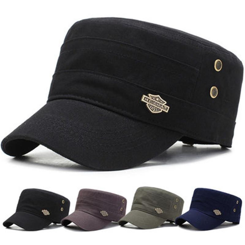 Topi kadet untuk lelaki dan wanita, kasual, rata, Baju, Vintaj ...