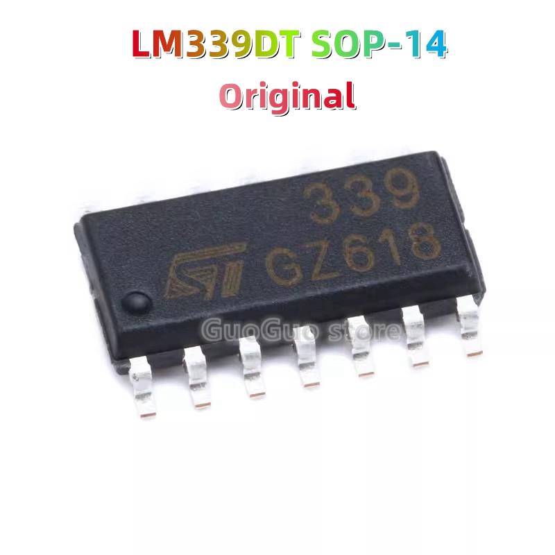 10pcs Original LM339DT SOP-14 LM339 339 SOP14 SMD Voltage Comparator ...