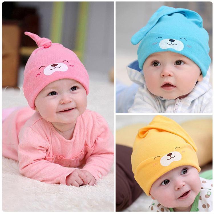 Fashion baby hat cute baby hats baby cotton caps baby hats 0-24 ...