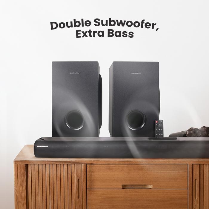 Simbadda CST 906N+ Soundbar Otus Bass Dual Subwoofer Speaker Karaoke TV ...