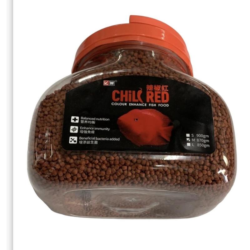 Kw Chili Red Parrot Fish Food 870Gm - TikTok Shop Malaysia