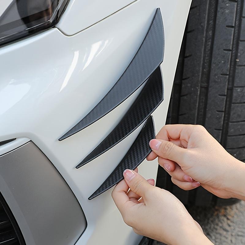 Car Modified Front Bumper Stickers, 6 Counts Universal Self-adhesive ...