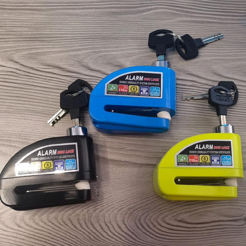 Universal Alarm Disc Lock Waterproof For All Type Of Motorcycle ...