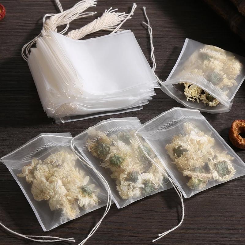 100pcs/Pack Empty Teabags String Heat Seal Filter Paper Herb - TikTok ...