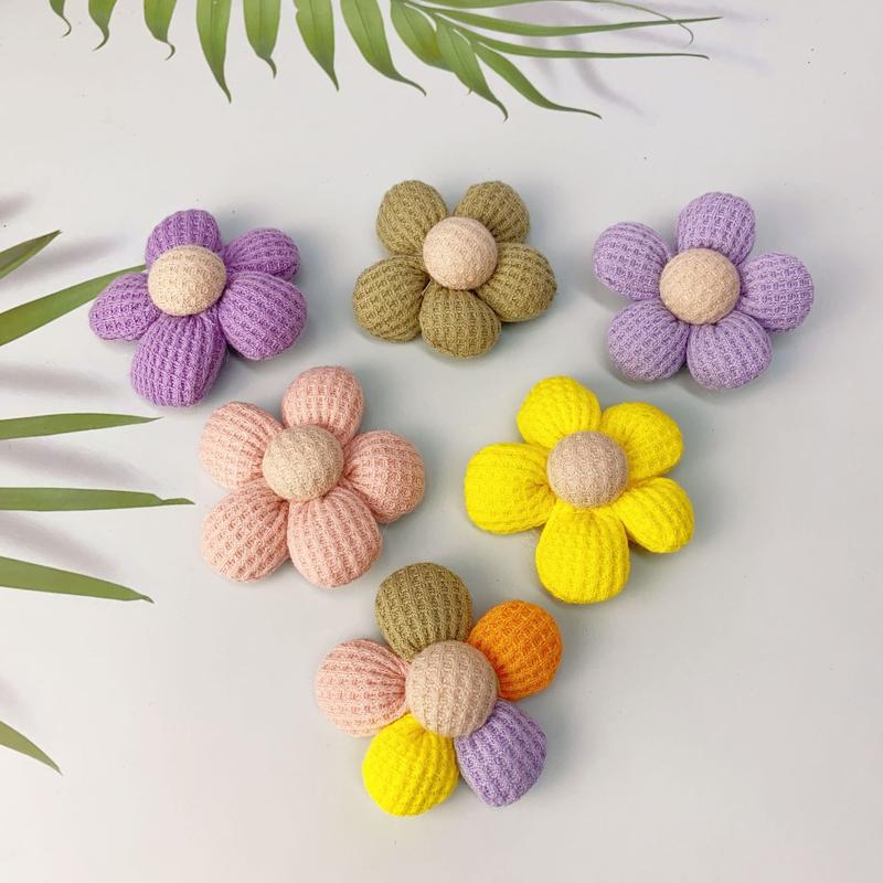 Bunga Sumbat, Bahan Kapas, Aksesori DIY, Kerongsang Kilang, Bunga ...