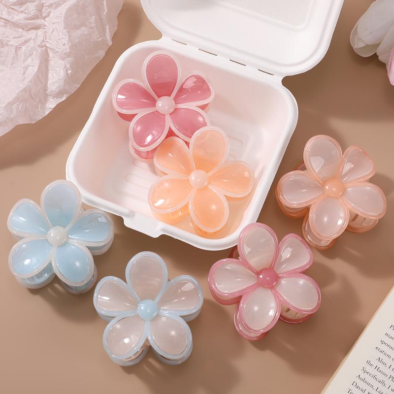 TI - 7.5CM JEPIT RAMBUT BENTUK BUNGA KOREAN STYLE / JEDAI RAMBUT WANITA ...