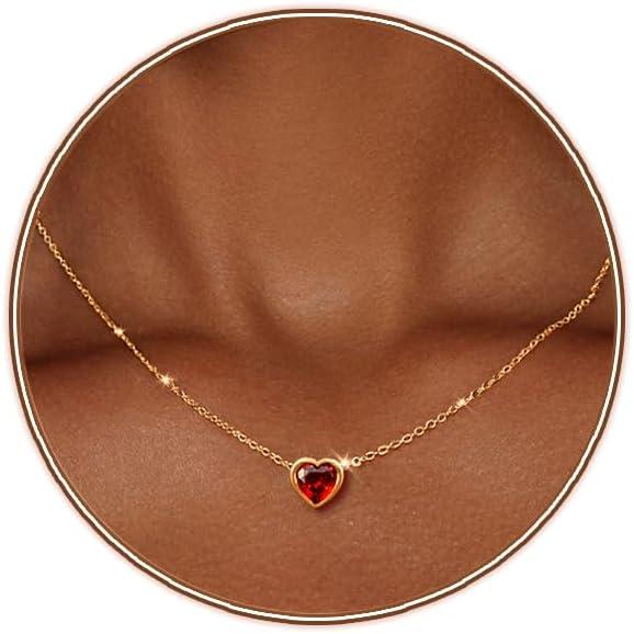 Zeffy Valentines Day gifts for her-dainty gold heart necklac - TikTok ...