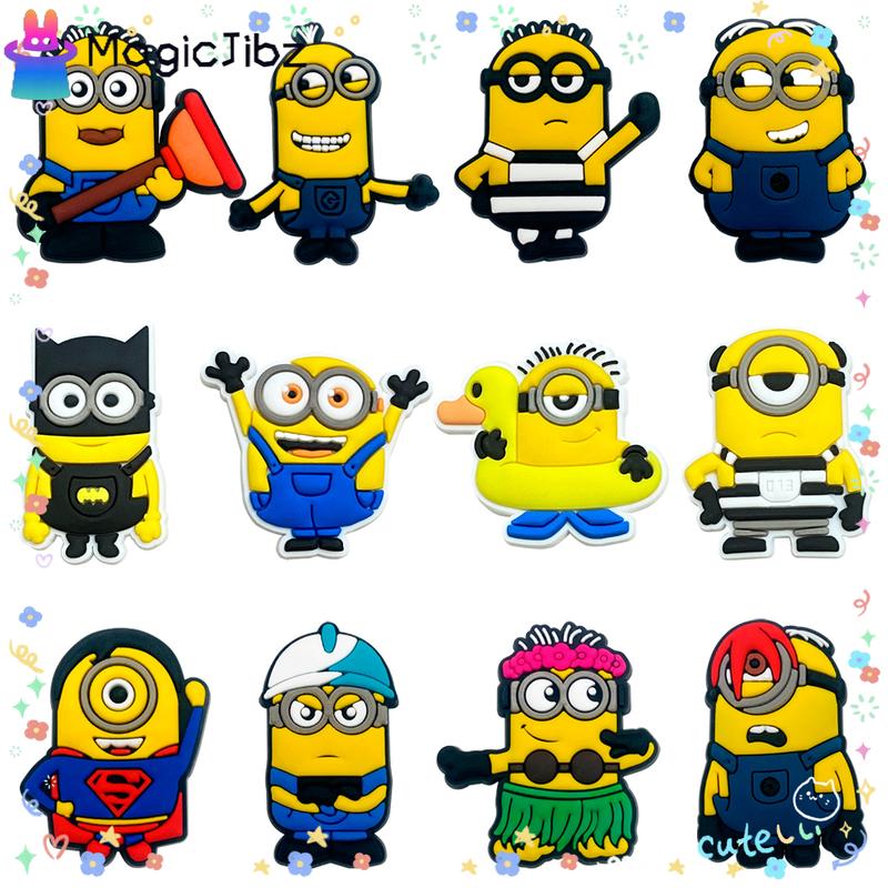 Jibbitz Croc Cartoon Minion Cave Shoe Buckle DIY Accessories - TikTok ...
