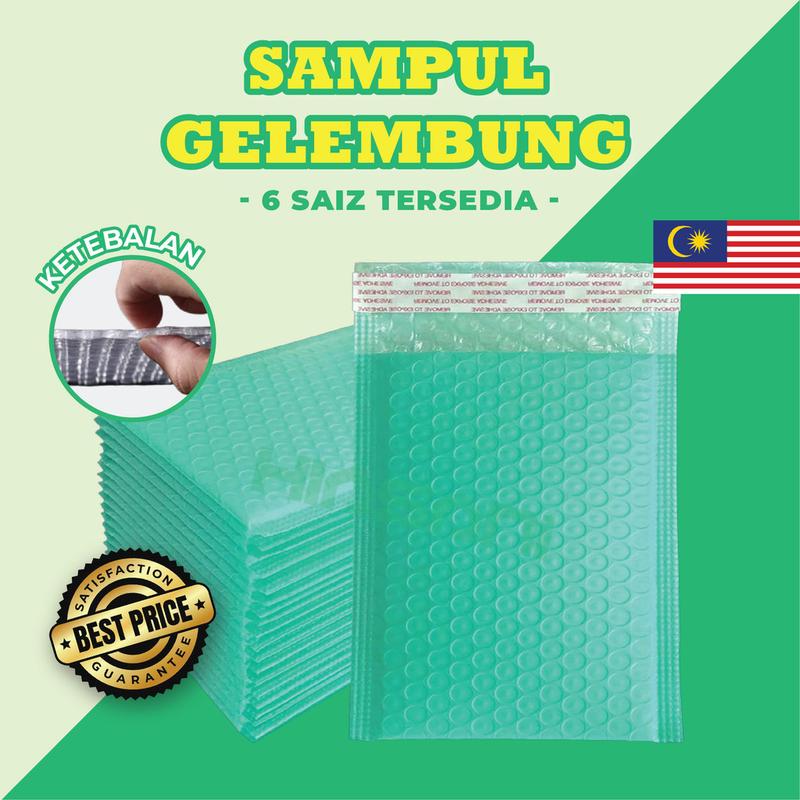 HIASANI 1PCS Biru Sampul Surat Mailing Kurier Beg Bungkusan Barang ...