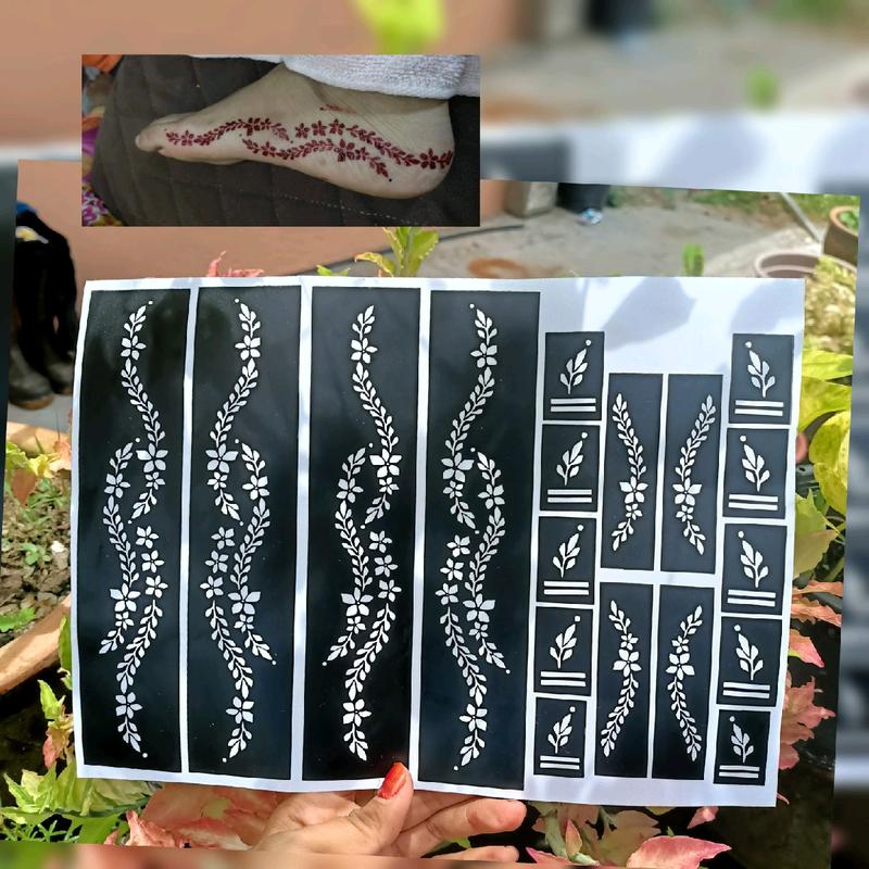stickerkaki corak cantik/simple/readystok - TikTok Shop Malaysia