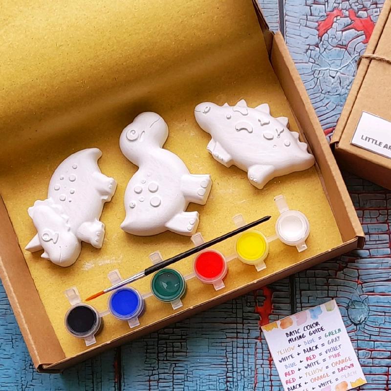 Dandy Dinos Painting Set with Magnet /Art Activity for kids DIY ...