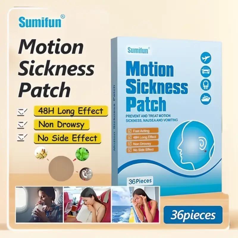 36 pcs Car Sick Patch Car Motion Sickness Relief Patch Nause - TikTok ...