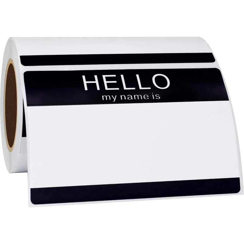 Hello My Name is, Sticker Writing Stickers Easy Peel and Stick - TikTok ...