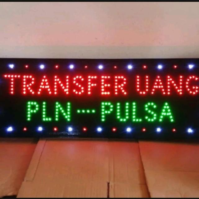 Lampu papan nama Led sign 30 cm - Shop | Tokopedia