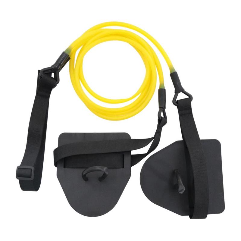 Resistance Bands Swimming Tether Belts Fitness Swimming Arm Trainer ...