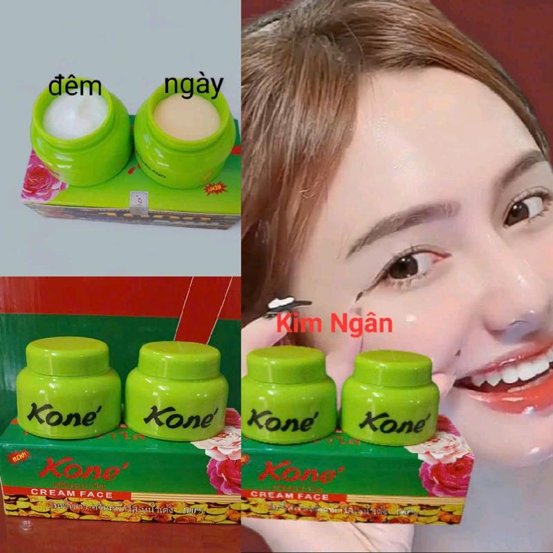 combo kem Face Kone cặp thái 1 hủ kem ngày và 1 hủ kem đêm mờ - TikTok ...