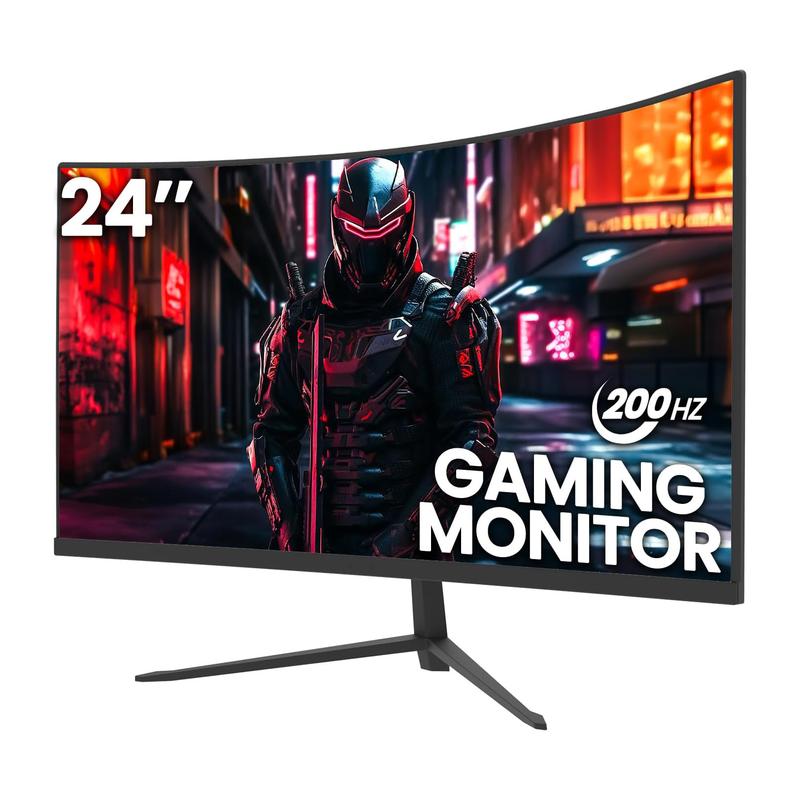 24 Inch 200hz Gaming Monitor, FHD 1080P Frameless Computer Monitors ...