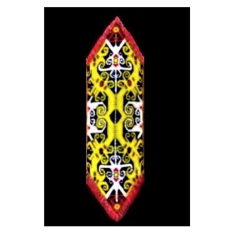 40x60cm Ukiran Dayak Terabai 5D Lukisan Berlian Bulat DIY Hiasan ...