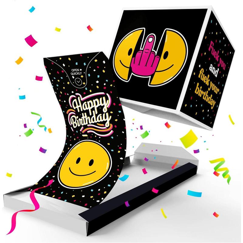 Surprise Birthday Prank Card Exploding Confetti (fc - TikTok Shop
