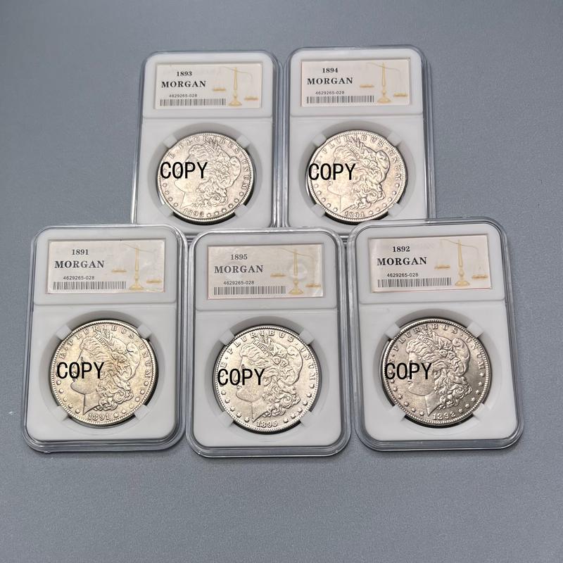 US 1891/1892/1893/1894/1895 Morgan Coins Holiday And Birthday Gifts ...