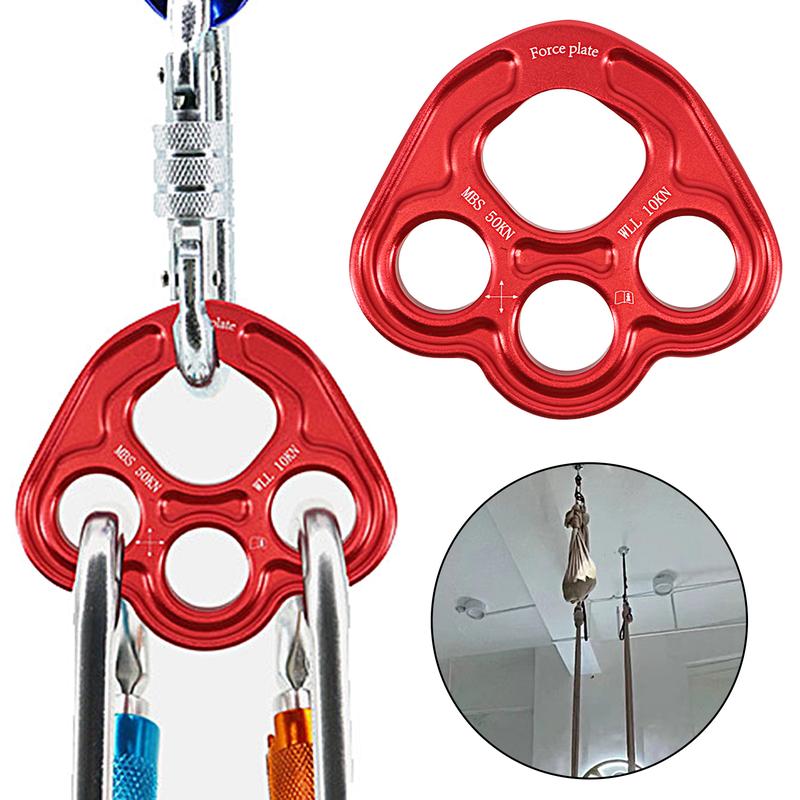 Descender Plate Heavy Duty High Strength Aluminum Alloy Climbing ...