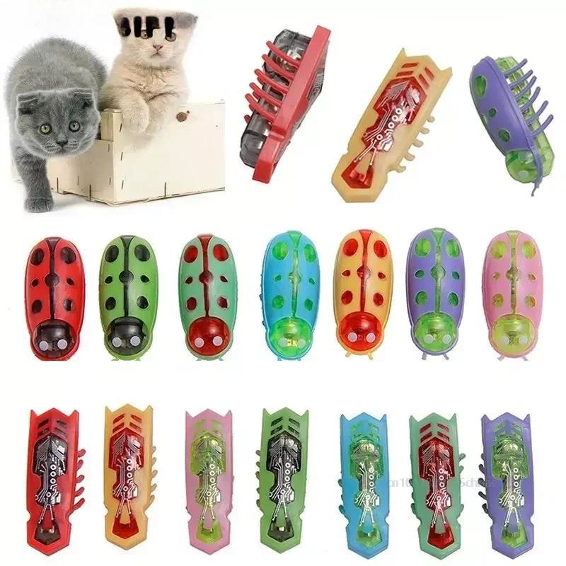 Cat Toy Interactive Electric Bug Escape Obstacle Automatic Flip ...