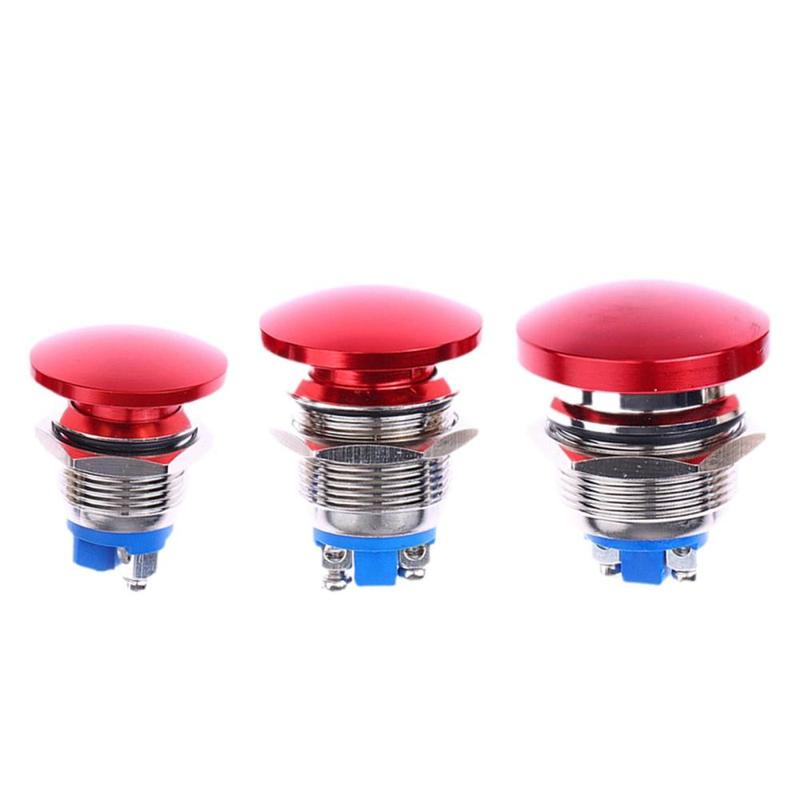 Momentary Push Button Switch Metal Utility Mounting Domed Screw ...