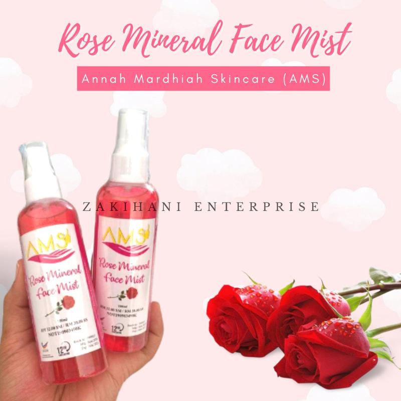 AMS ROSE MINERAL FACE MIST - TikTok Shop Malaysia